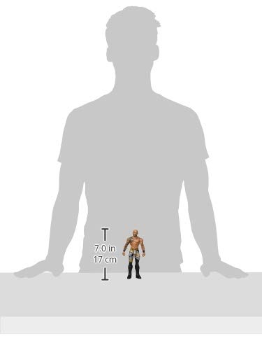 WWE MATTEL GNK09 Wrekkin' Ricochet 6 Inch Action Figure with Pull-Back Activated Moves and a Wreckable Accessory, Multi