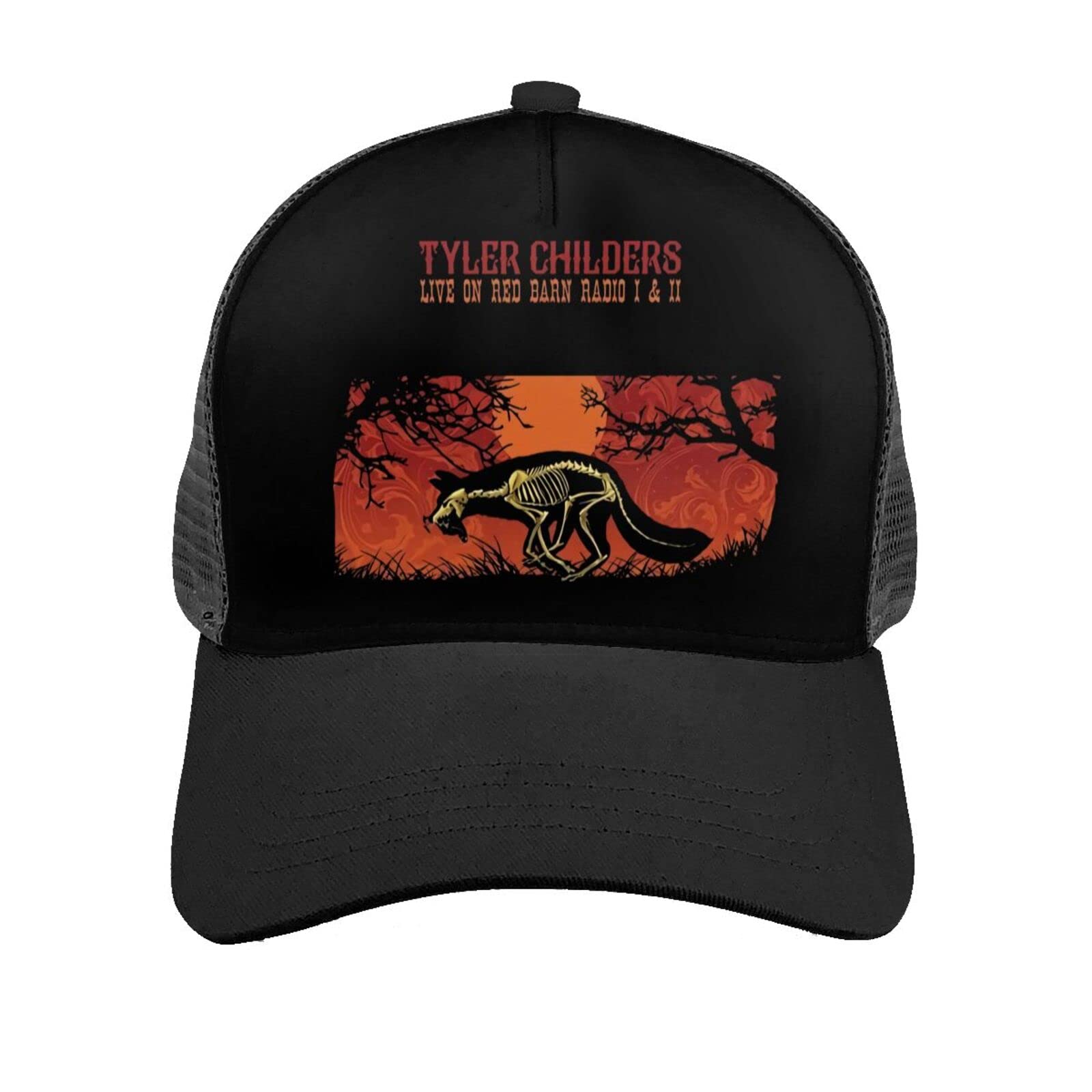 Dankinger Tyler-Childers Mans Womans Mesh Trucker Baseball Cap Run Cap Adjustable Trucker Cap Outdoor Sports Wear Black