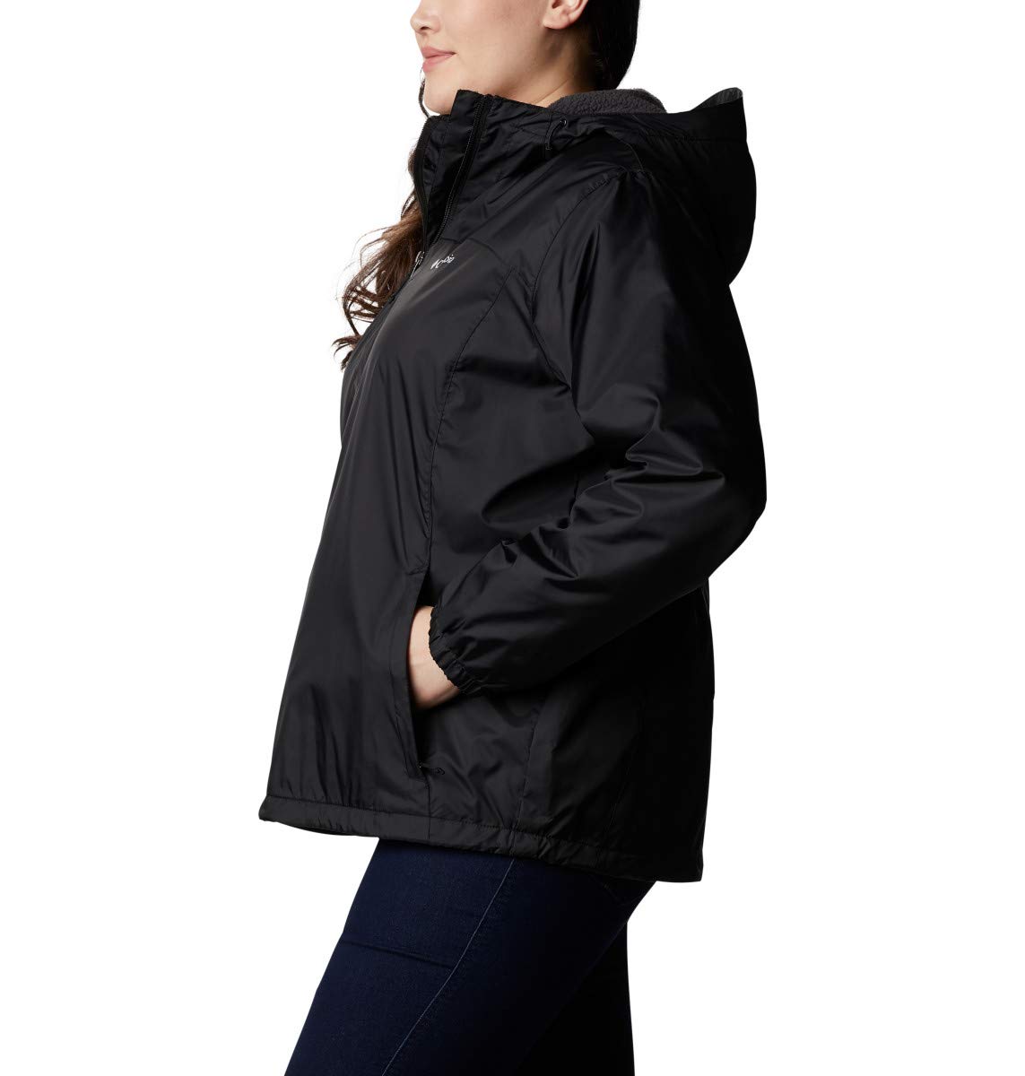 Columbia Women's Switchback Sherpa Lined Jacket, Black, Large