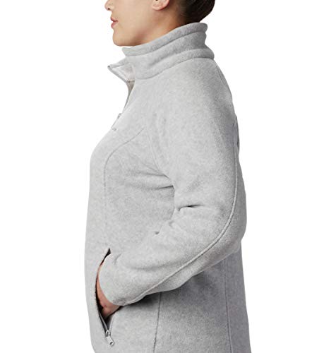 Columbia Women's Benton Springs Full Zip, Cirrus Grey Heather, Small