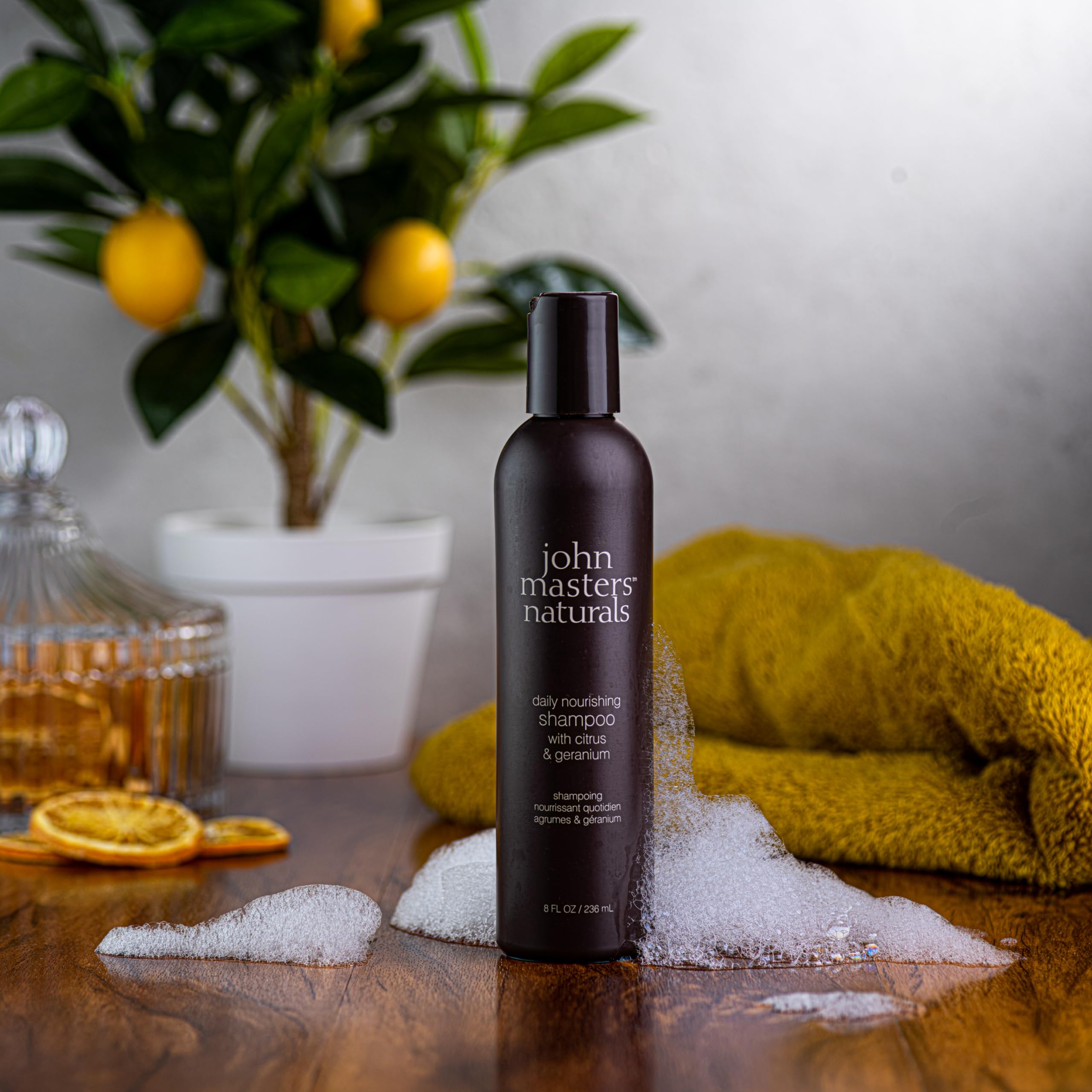 JOHN MASTERS Citrus And Geranium Daily Nourishing Shampoo, 236 ML