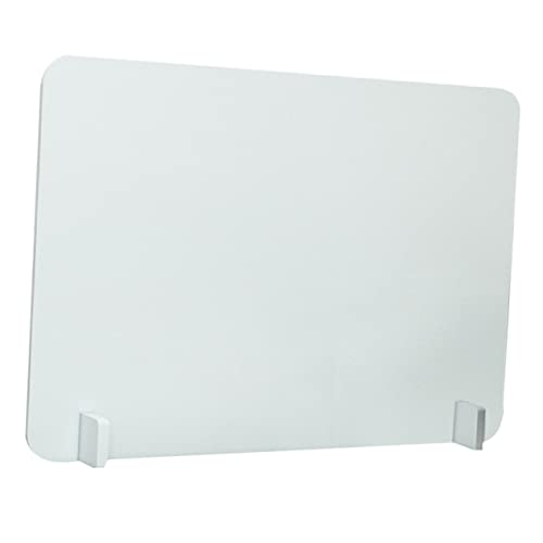 Ciieeo 3pcs Desk Divider Testing dividers Table Privacy Board Privacy Boards Office Desk partition Panels Desk Hutch Office desks Desk Panel Divider tabket Desktop Student Frosted White