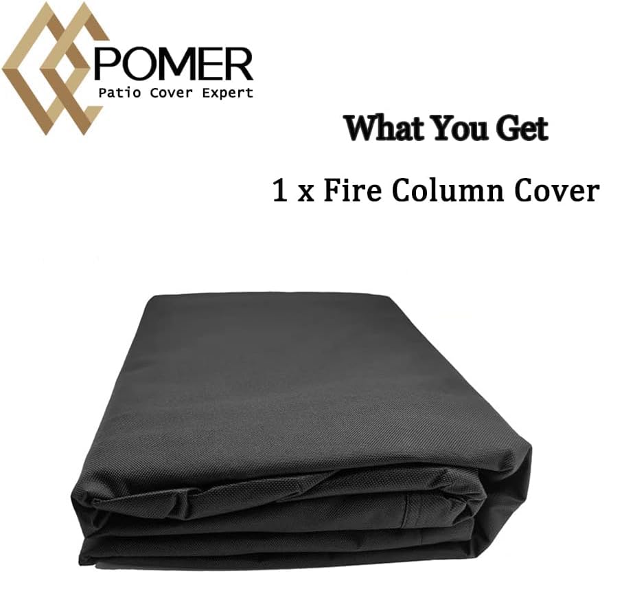 POMER Patio Cooler Bar Table Cover for Keter 7.5-Gal Cool Bar Table, Outdoor Round Side End Table Cover Waterproof Beer Cooler Table Cover - 21" D X 23" H