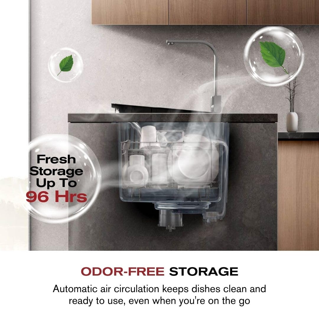 FOTILE SD2F-P5 3-in-1 In-Sink Dishwasher & Kitchen Sink Combo with 360° Cleaning, Produce Wash, Child Lock, Energy Efficient for Space-Saving Hygienic Kitchen Solutions (Dishwasher on the Right)