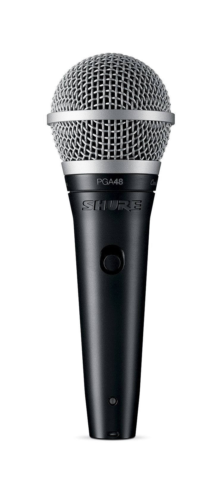Shure PGA48 Microphone Bundle with MIC Boom Stand and XLR Cable
