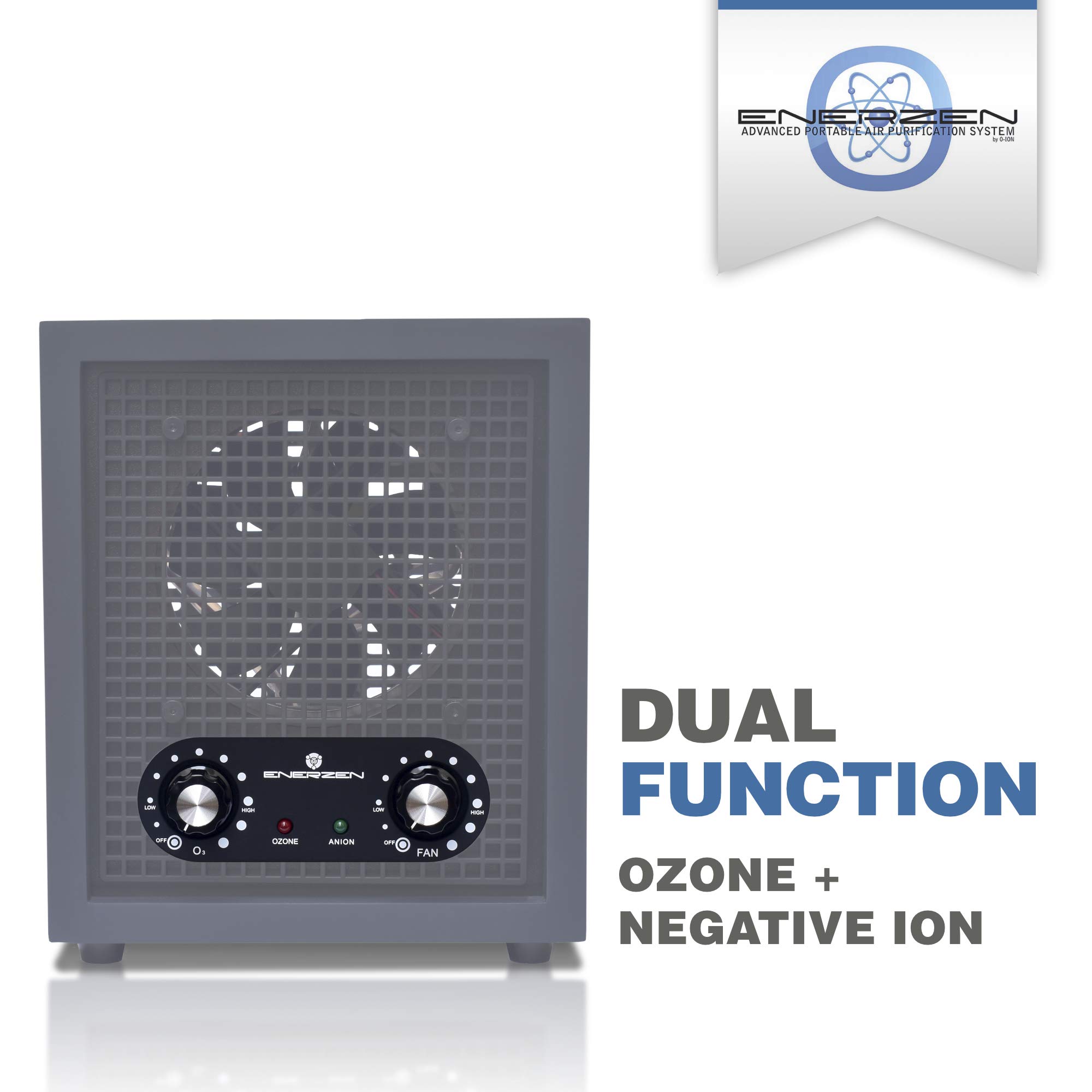 Enerzen by OION Technologies LB-555 Commercial 6-in-1 HEPA Air Purifier 4000 Sq. Ft. Ozone Ionizer Cleaner Clean Air