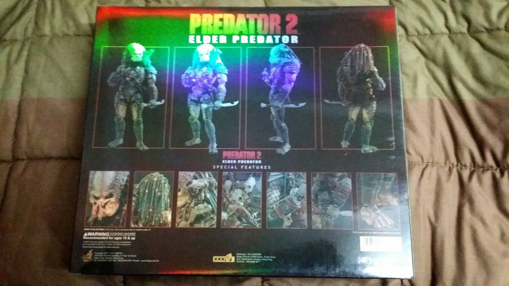 Sideshow Collectibles Hot Toys Predator 2 Deluxe 14 Inch Model Figure Elder P...