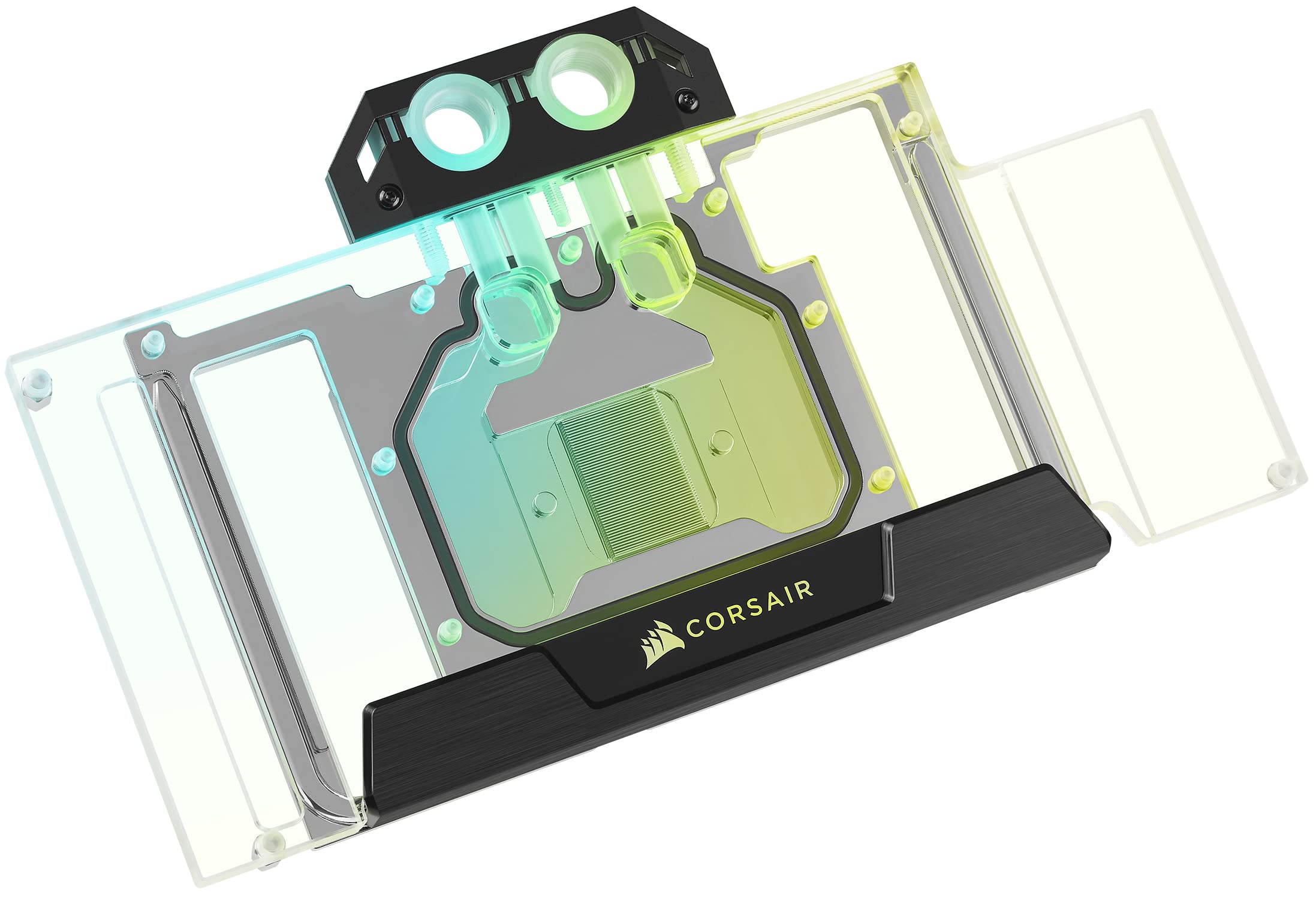 Corsair Hydro X Series XG5 RGB 30-Series Reference GPU Water Block - Fits 110+ Reference Design NVIDIA® GeForce RTX™ (3090, 3080 Ti, 3080) Models - Nickel-Plated Copper Construction