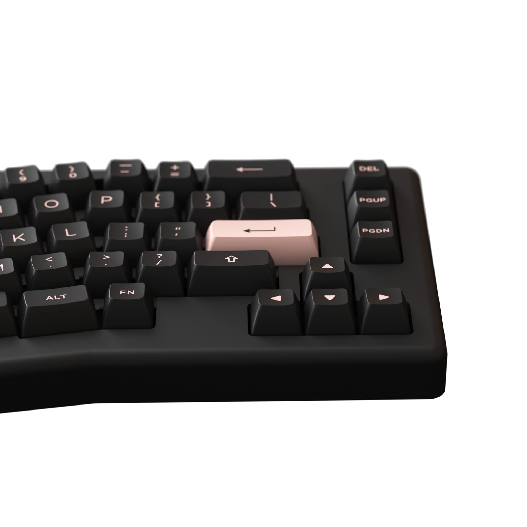 EPOMAKER AKKO ACR PRO Alice Plus 68-key Hot Swappable Split Wired Mechanical Gaming Keyboard, with Double-Shot PBT ASA Keycaps, for Win/Mac/Linux(Black pink)