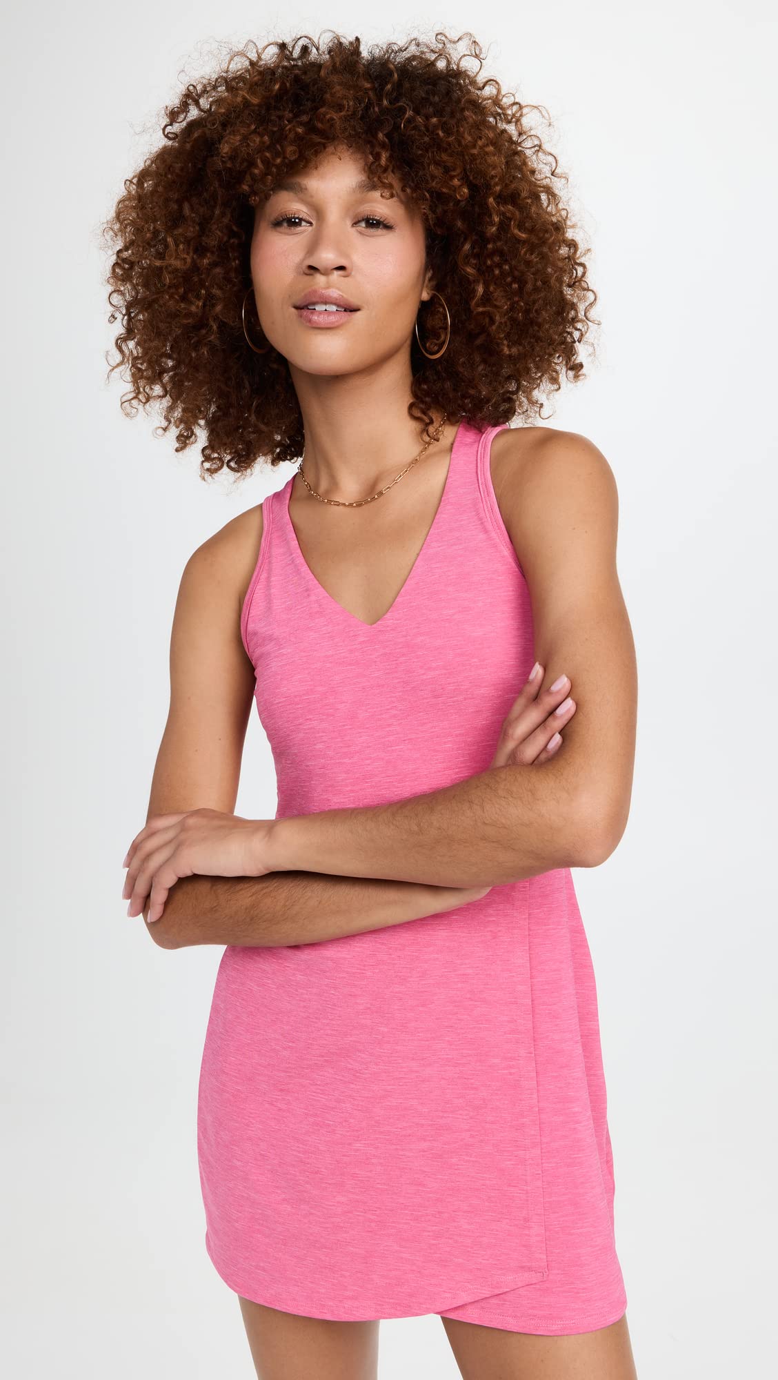EleVen by Venus Williams Women's Love Buzz Tennis Dress, Hot Fuchsia, Pink, L