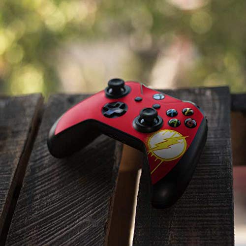 Skinit Decal Gaming Skin Compatible with Xbox One S Controller - Officially Licensed Warner Bros Flash Emblem Drip Design