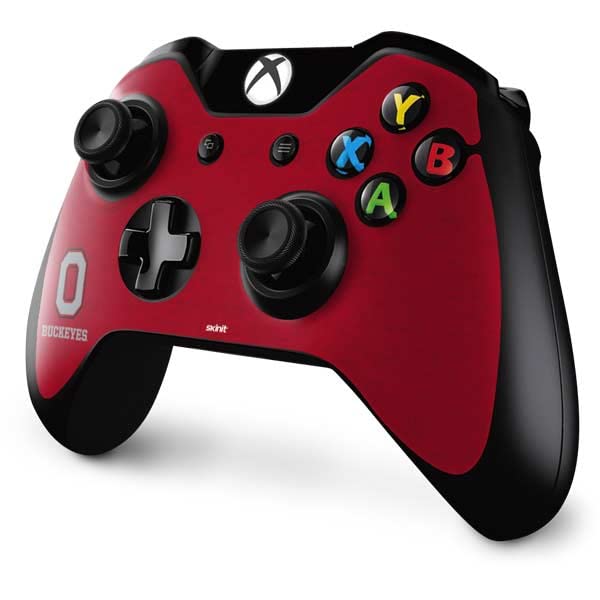 Skinit Decal Gaming Skin Compatible with Xbox One Controller - Officially Licensed Ohio State University OSU Ohio State O Design