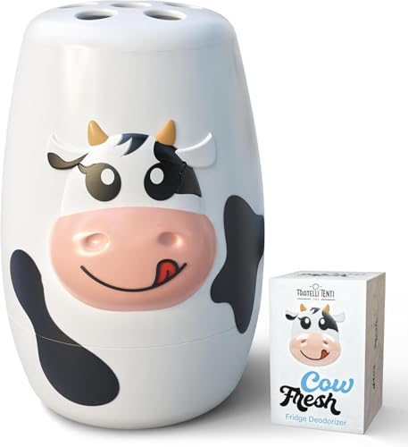 Fridge Deodorizer Odor Eliminator for Fridge, Cow Cute Kitchen Accessories - Baking Soda Fridge Odor Eliminator - Refrigerator Deodorizer Odor Eliminator -Baking Soda Odor Absorber Fridge Accessories