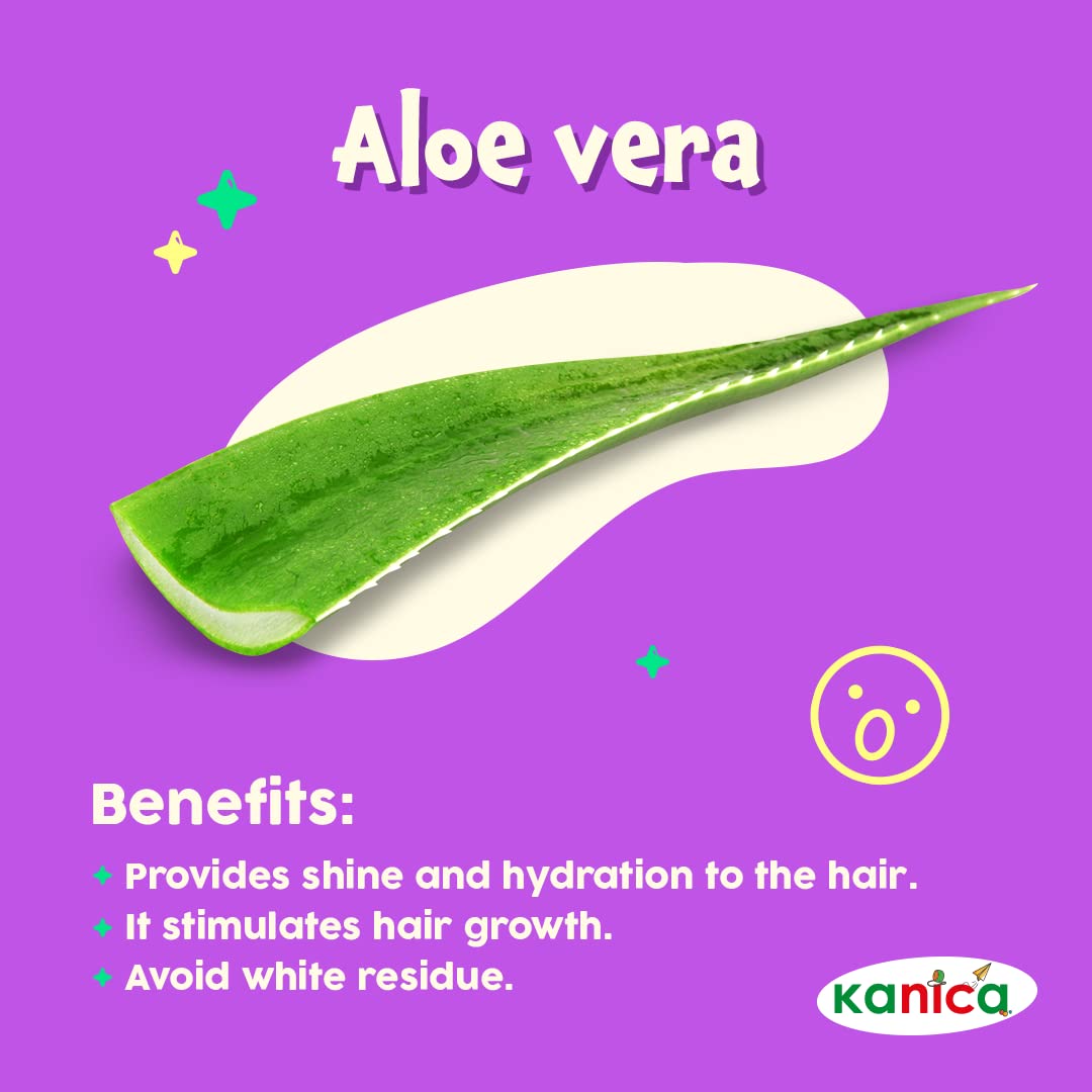 KANICA Shampoo Paraben Free with Aloe Vera and Avocado. Shampoo for Family