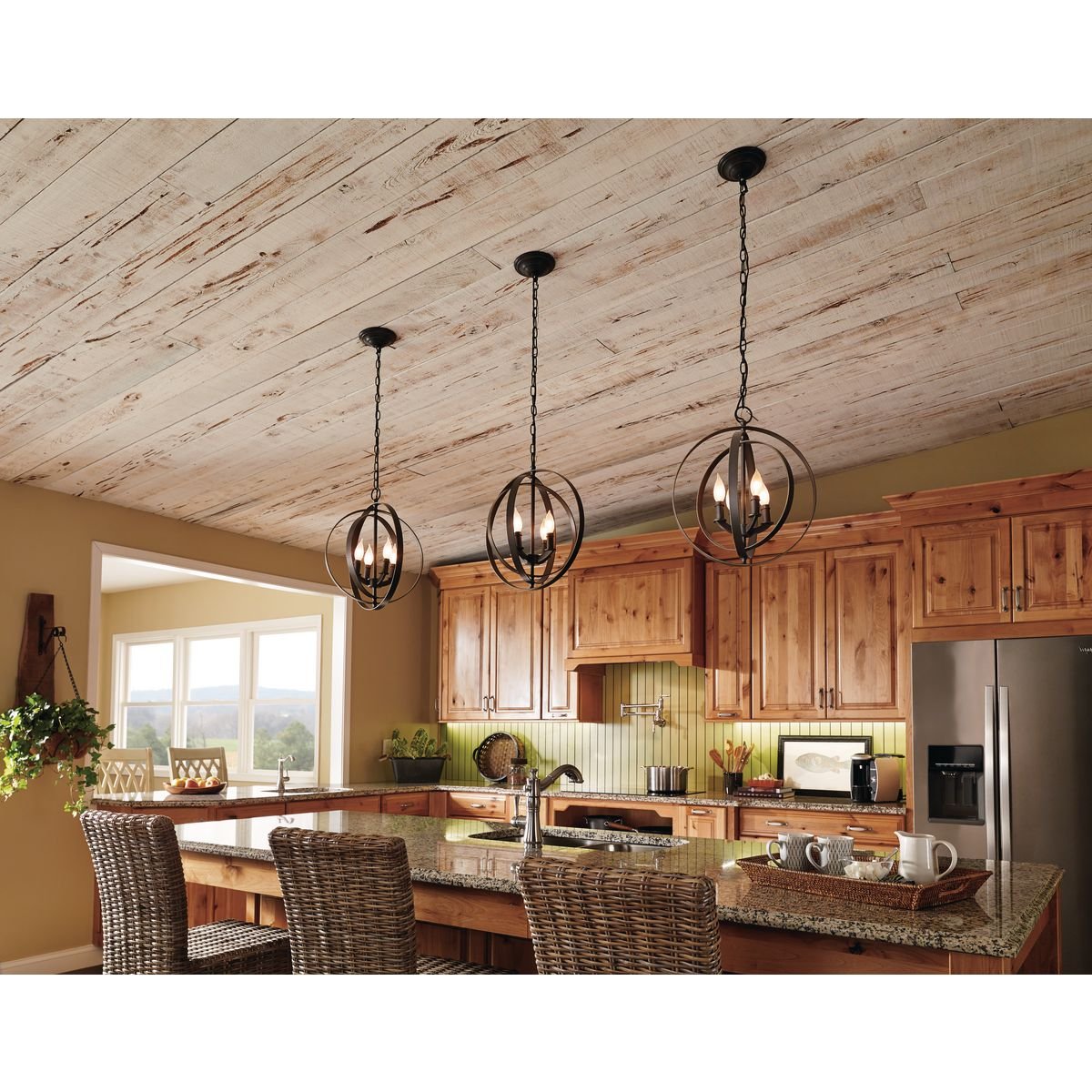 Progress Lighting P3827-20 Equinox Hall & Foyer, 16-Inch Diameter x 18-3/8-Inch Height, Bronze