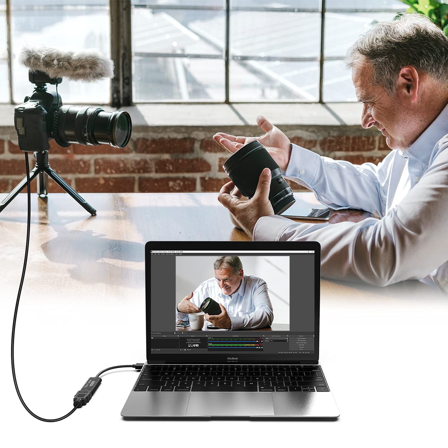 FILMSHOP 4K Video Capture Card, HDMI to USB 3.0 Capture Card 1080P capturadora de Video for Camera, DV, Video Streaming, Live Streaming, Video conferencingCompatible with Windows Linux