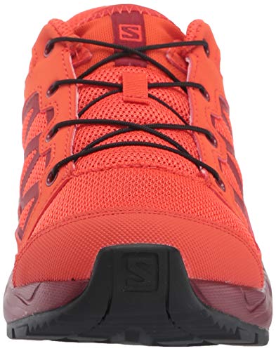 Salomon Kids' XA Elevate J Trail Running Shoes, CHERRY TOMATO/Red Dahlia/Black, 13K