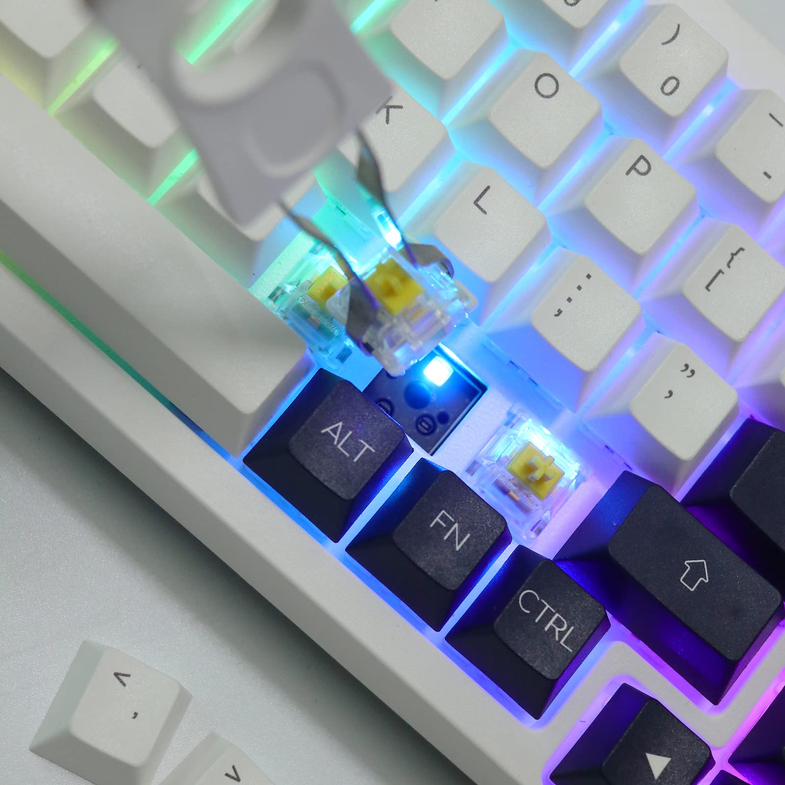 EPOMAKER Theory TH68 65% 67 Keys RGB Hot Swappable Programmable Bluetooth 5.0/2.4Ghz Wireless/USB-C Wired Triple Modes Mechanical Gaming Keyboard with Rotary Knob for Win/Mac (Gateron Brown Switch)