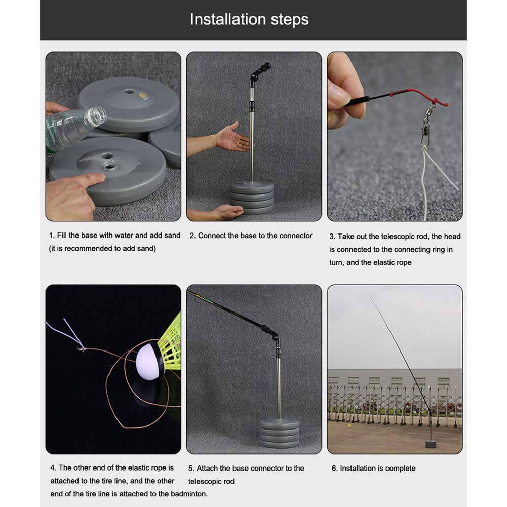 Erhai Badminton Trainer Badminton Robot Racket Sports -Study Practice Machine Badminton