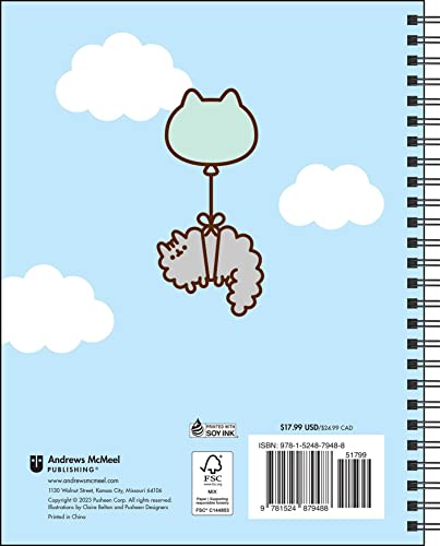 Pusheen 16-Month 2023-2024 Weekly/Monthly Planner Calendar