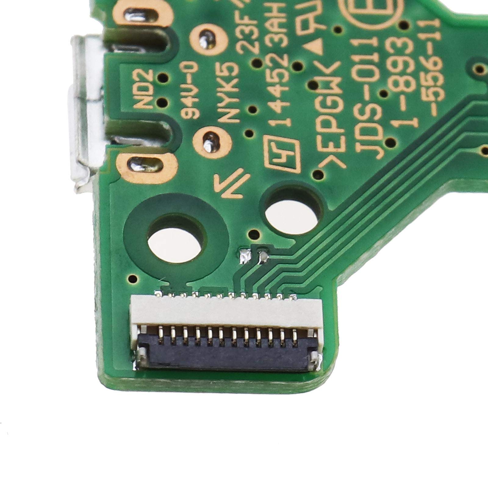 USB Charging Port Charger Socket Board Replacement with Flex Cable JDS-030 Compatible With PS4 Controller Electrical Accessories