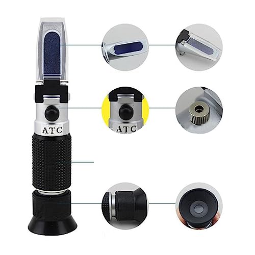 Instrument Measurement Refractometer Portable Handheld-Sugar Content Concentration Meter For Honey-Fruit Soup