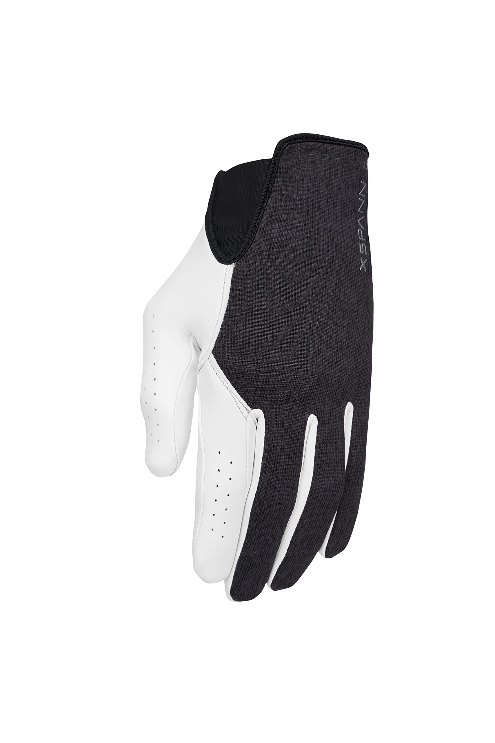 Callaway Golf X Spann Glove (Worn on Left Hand, Standard, Large, White/Black)