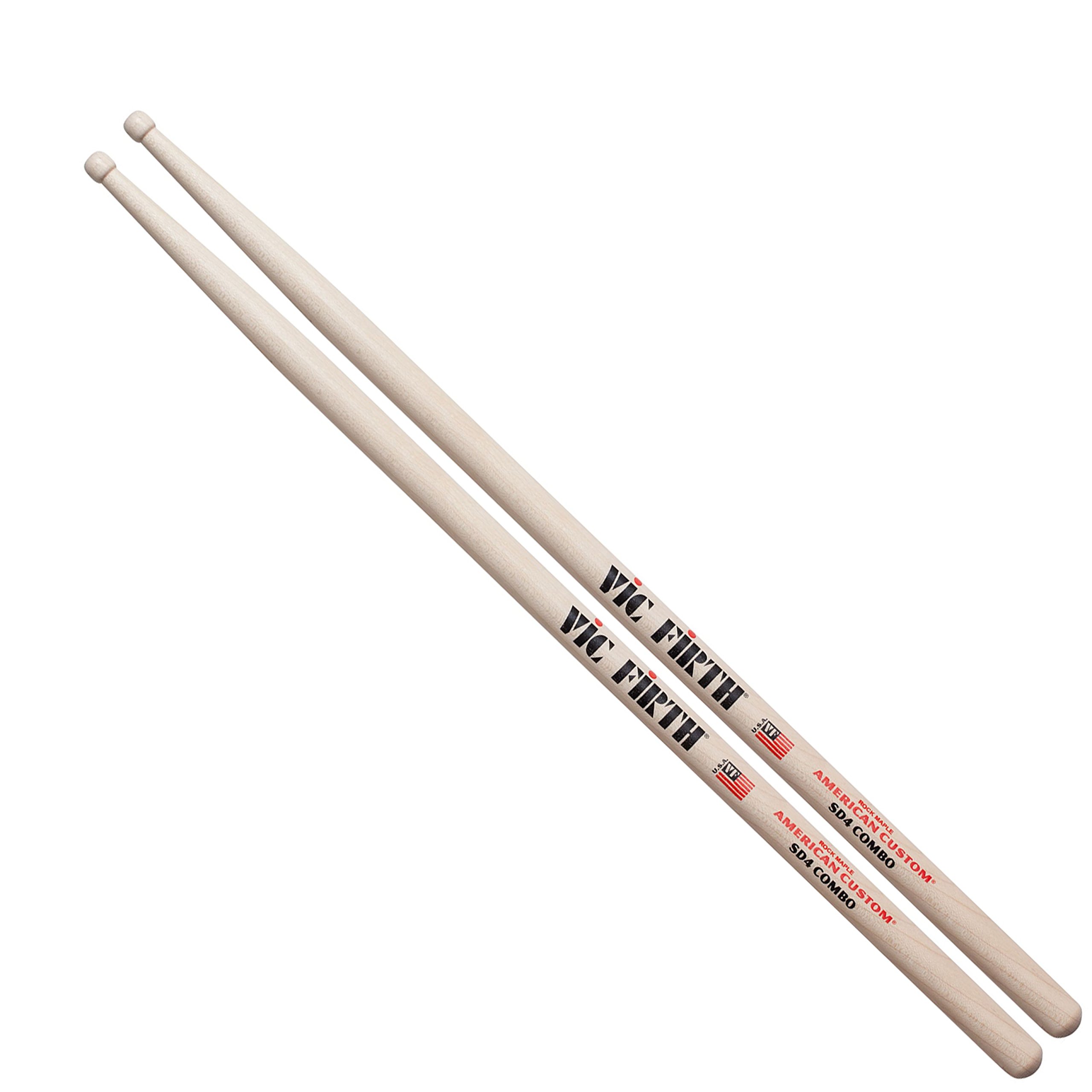SD4 Combo American Custom Maple Wood Tip Drumsticks