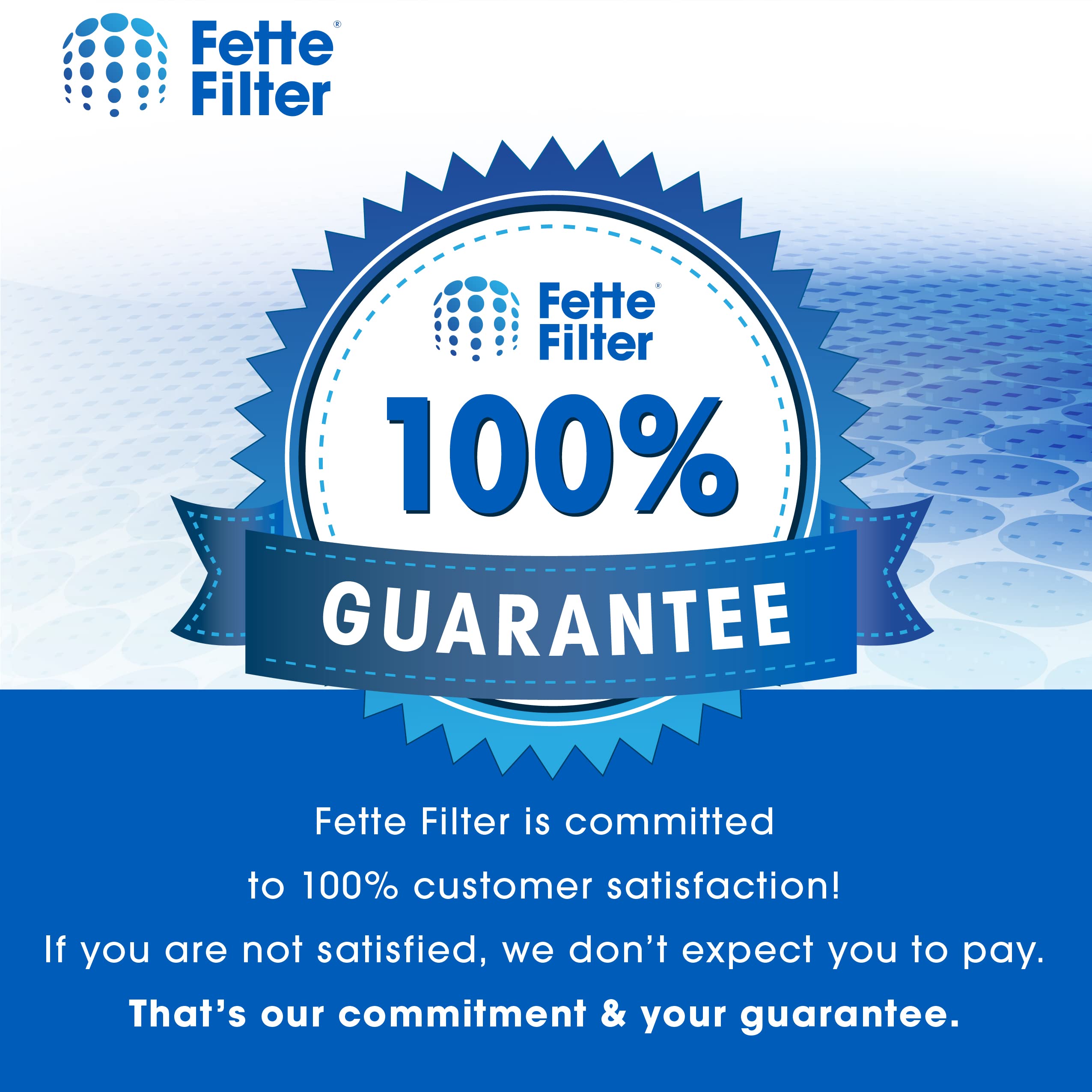 Fette Filter - Premium H13 True Hepa Filter Replacement Compatible with Medify MA-50 Air Purifer with 3 in 1 Filtration System Pre-filter, True HEPA H13, and Activated Carbon. (QTY2)