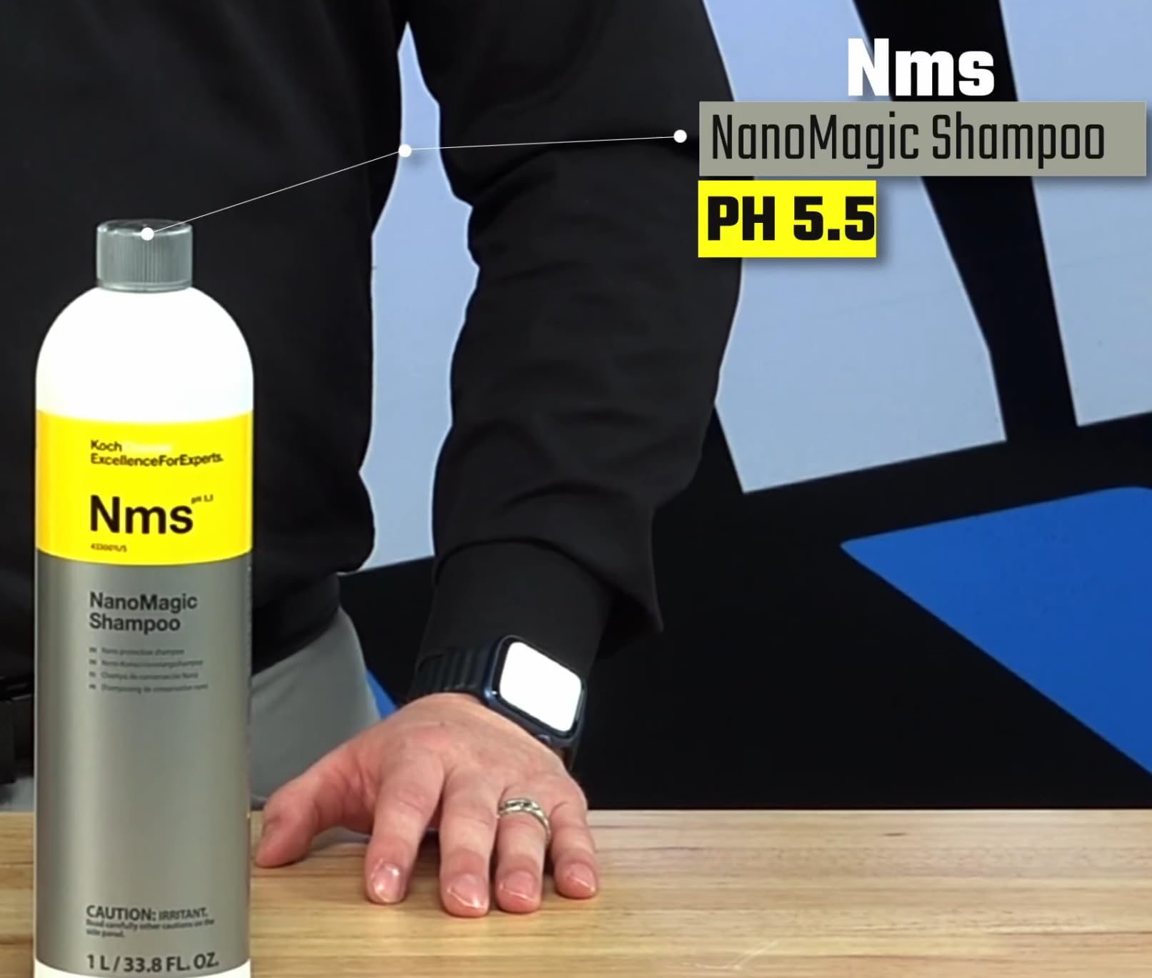 Koch-Chemie NanoMagic Shampoo - Auto Soap with Gloss Cleaning, Water-Repellent, Nano Shampoo Layer (1 Liter)