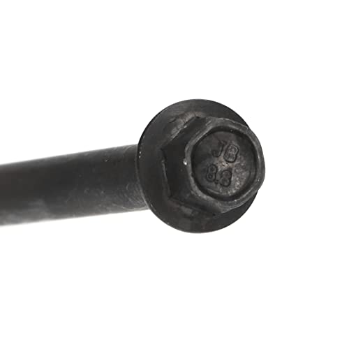 Flange Bolt, M8x180 20pcs Clear Thread Carbon Steel Long Flange Bolt Wide Application Sturdy Structure for Equipment