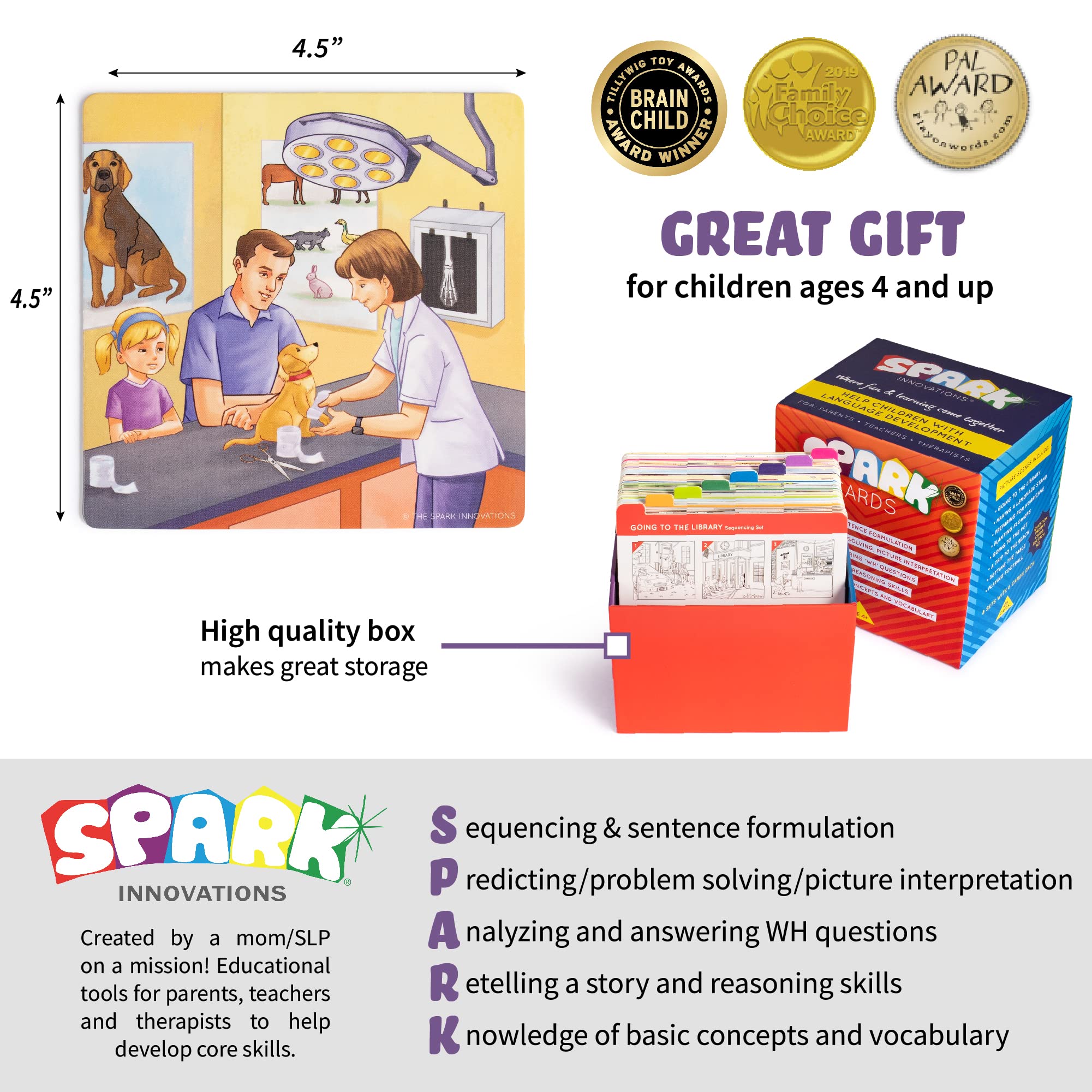 Sequence Cards for Storytelling, Speech Therapy Game, Special Education Materials, Sentence Building, Problem Solving, Improve Language Skills Sequence Cards, Autism Game, Picture Cards, SEL