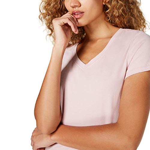 Calvin Klein Women's V-Neck T-Shirt, Secret1, Large