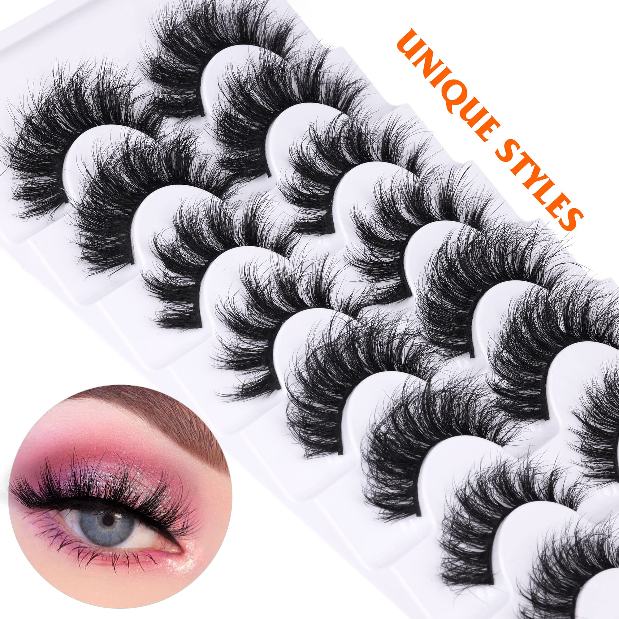 Fluffy Lash Extension Kit Wispy Diy Eyelash Extension Kit at Home Lash Clusters Kit with Lash Bond and Seal Eye Lashes by PHKERATA