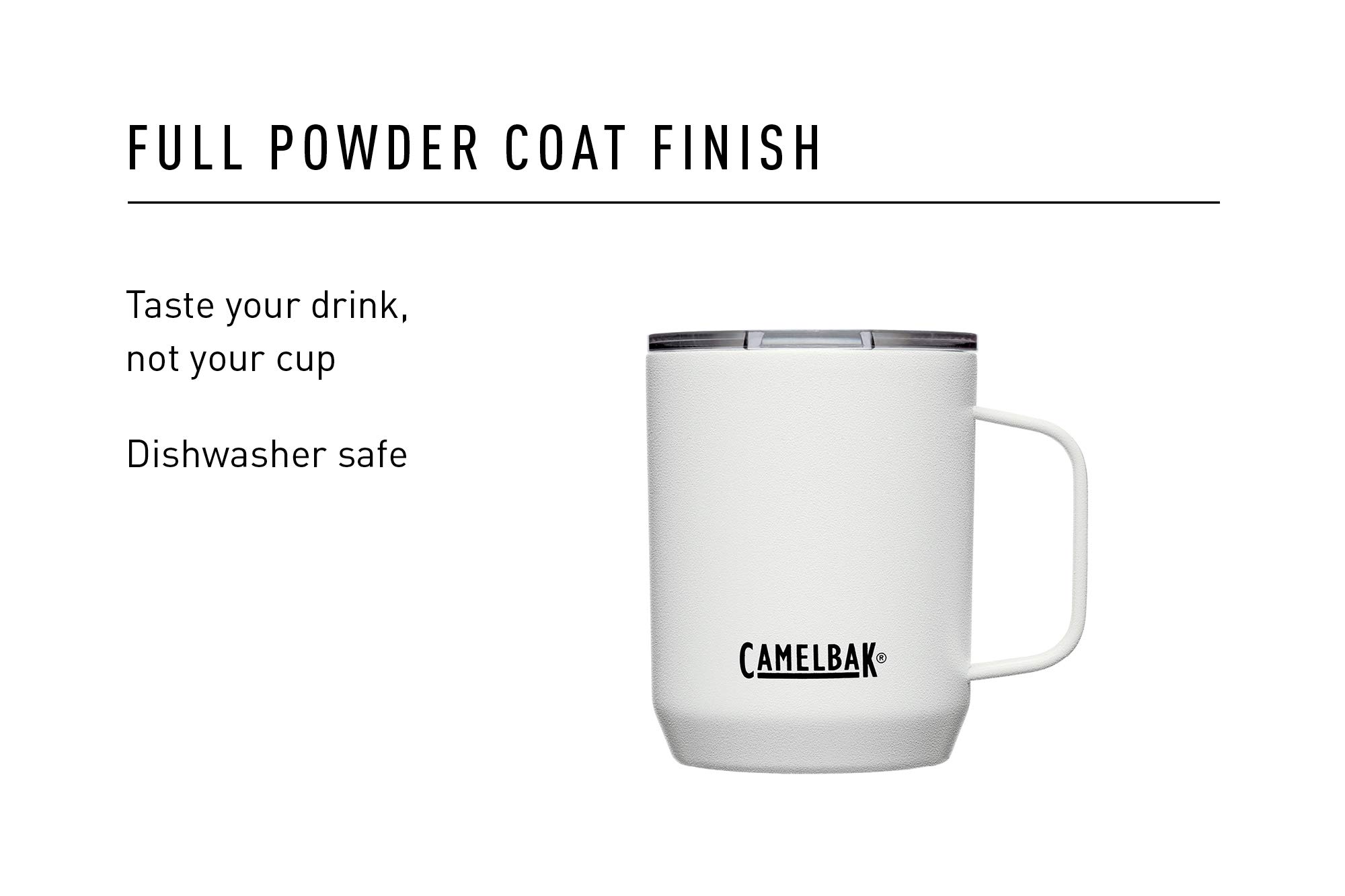 CamelBak Horizon 12oz Tumbler - Insulated Stainless Steel - Tri-Mode Lid - White