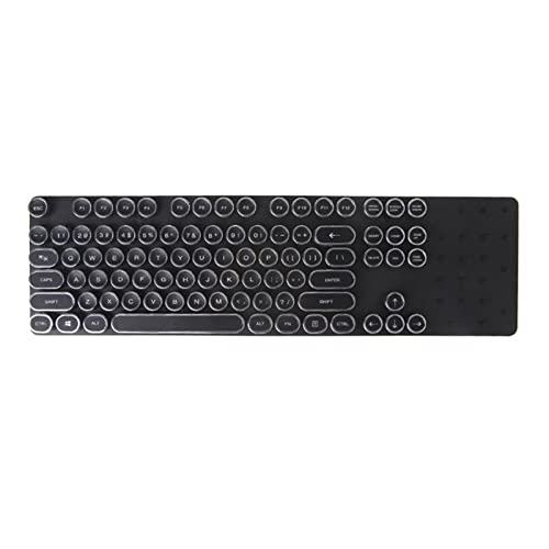 Funtasica Round Double PBT Gaming Keyboard Retro,