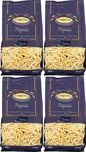 Camp'Oro Le Regionali Trofie Pasta Pack of 4 Bag