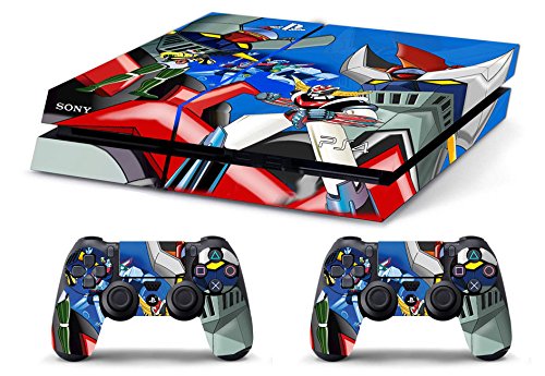 Skin Ps4 Old - ROBOT 80 MAZINGA JEGG ROBOT GOLDRAKE - limited edition DECAL COVER ADESIVA Playstation 4 Slim SONY BUNDLE
