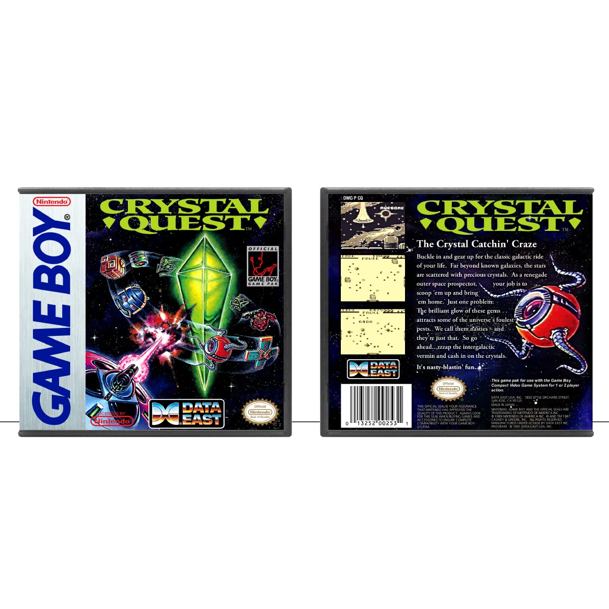 Crystal Quest | (GB) Game Boy - Game Case Only - No Game
