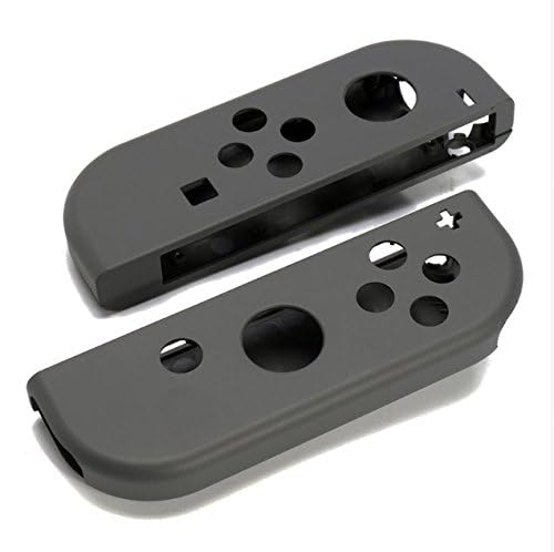 Replacement Hard Housing Shell Skin Case Cover Inner Frame for Nintendo Switch NS Joy-Con Controller (Gray Case +Frame)