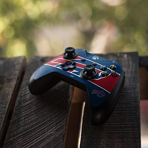 Skinit Decal Gaming Skin Compatible with Xbox One Elite Controller - Officially Licensed NFL Buffalo Bills Zone Block Design