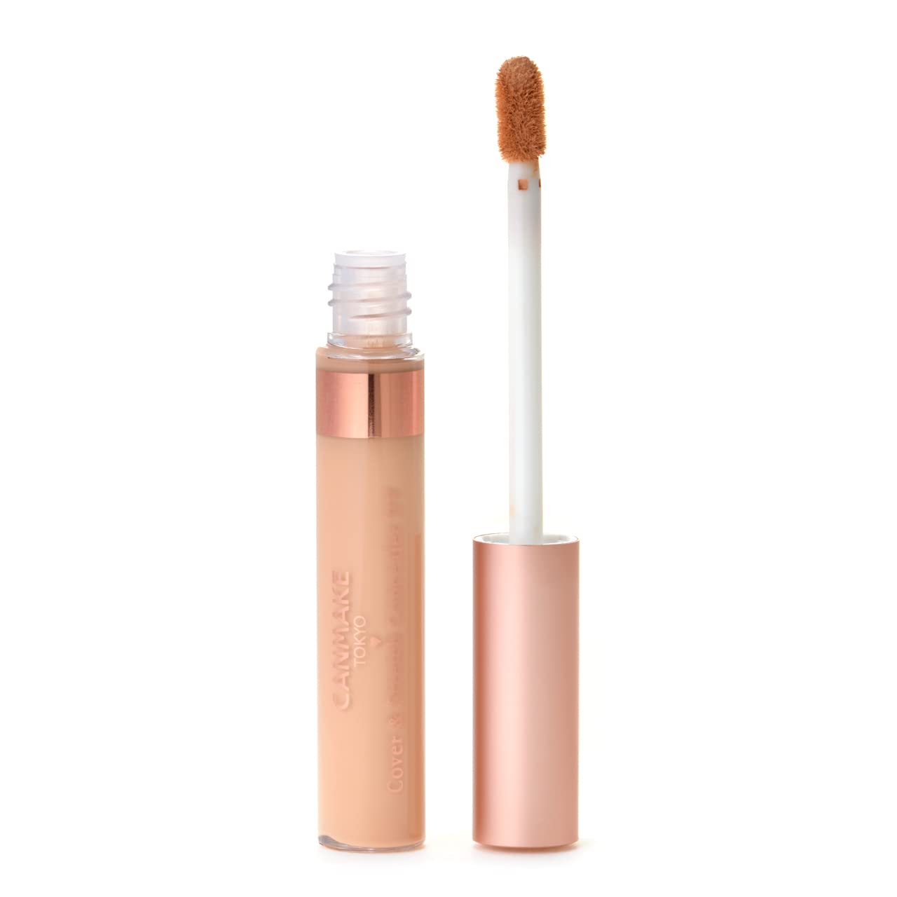 CANMAKE Cover & Stretch Concealer 0.26 oz (7.5 g) (01 Light Beige, 7.5 g)