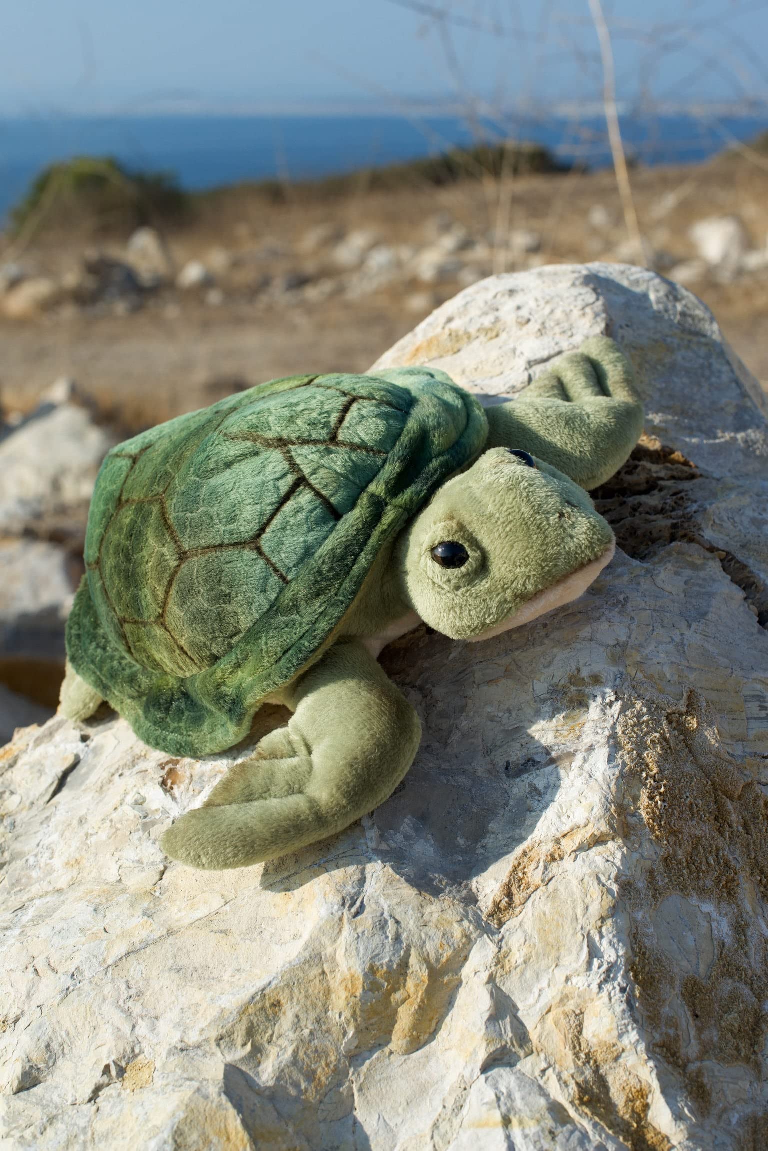 Wildlife Tree 12 Inch Stuffed Sea Turtle Plush Floppy Animal Kingdom Collection