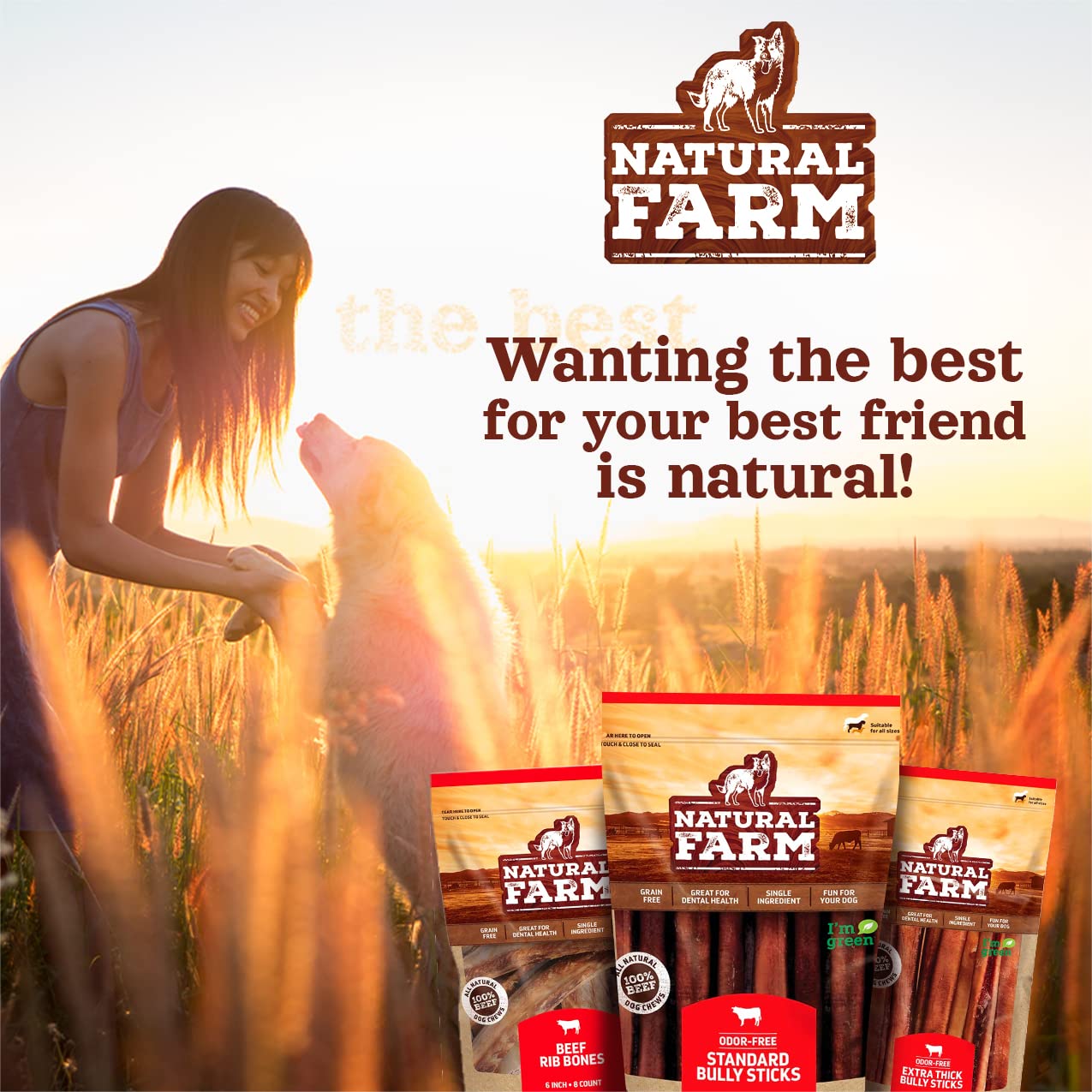 Natural Farm Beef Trachea (12 Inch, 8 Pack), 100% Beef Chews, Natural Glucosamine and Chondroitin for Joint & Hip Mobility, Bone Strength β Low Fat Crunchy & Crispy Treats for All Dogs
