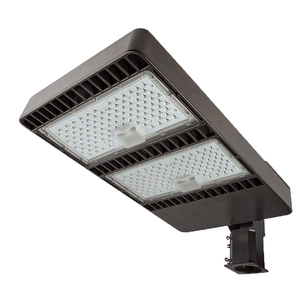 LED Parking Lot Lights 200w - Direct Wiring AC 100-277V LED Shoebox Pole Light - 26000lm 5000K Daylight Street Lighting - IP65 Waterproof Outdoor Large Area Lighting ETL DLC Listed