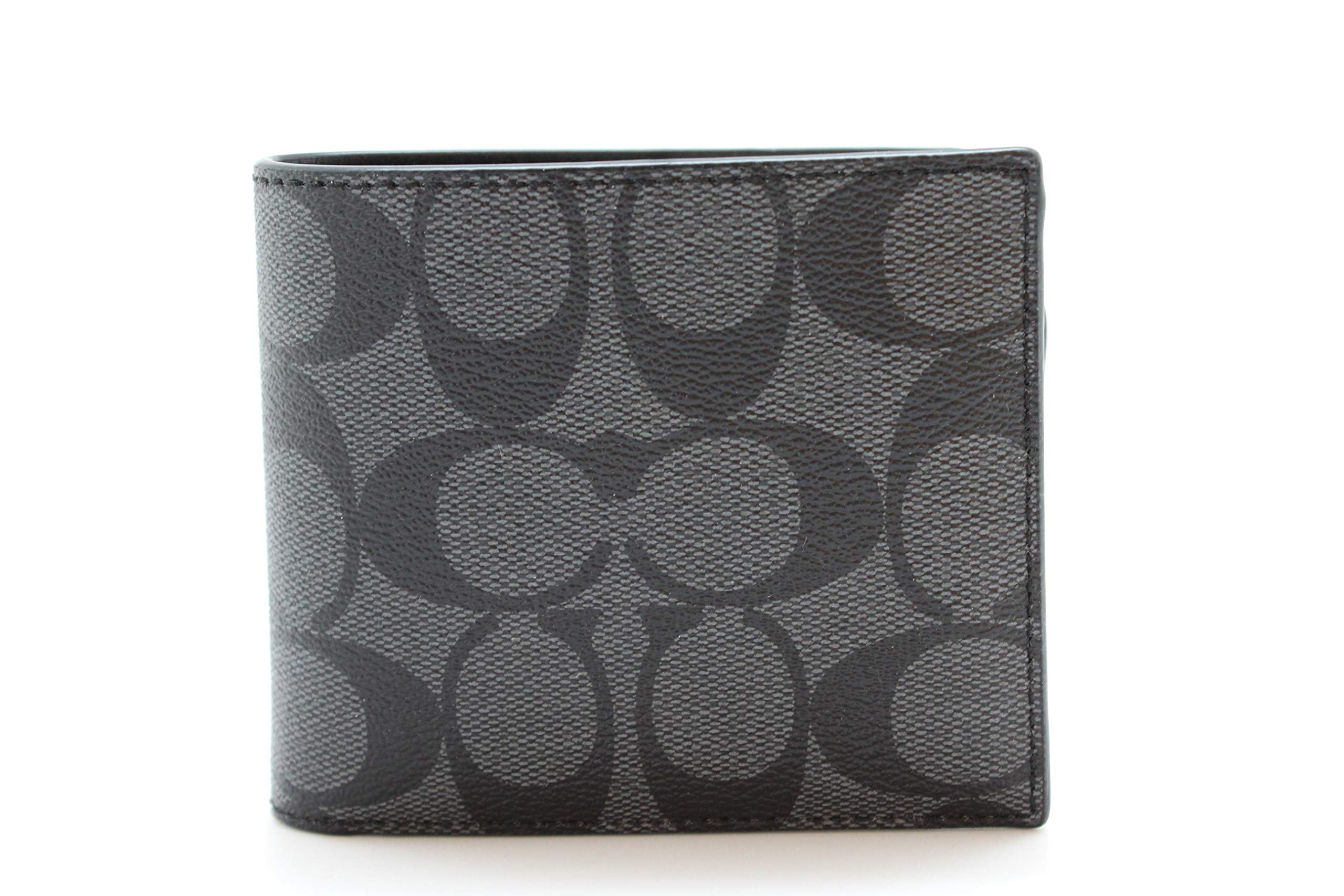 Coach Men's PVC Short Wallet (black CQBK)