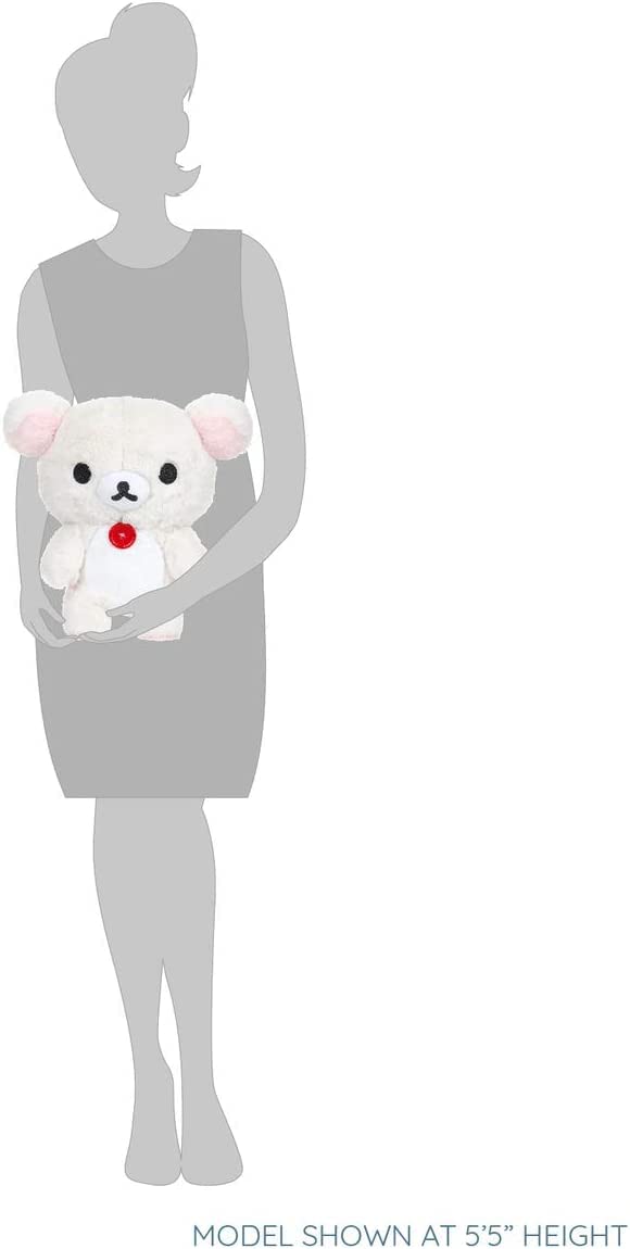 Rilakkuma San-X Licensed Korilakkuma Standing Medium Plush Doll - 15" (Long Pile)