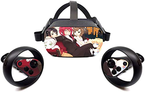 Cute Manga Oculus Quest Skin Cover for VR Headset System and Controller by ok anh yeu