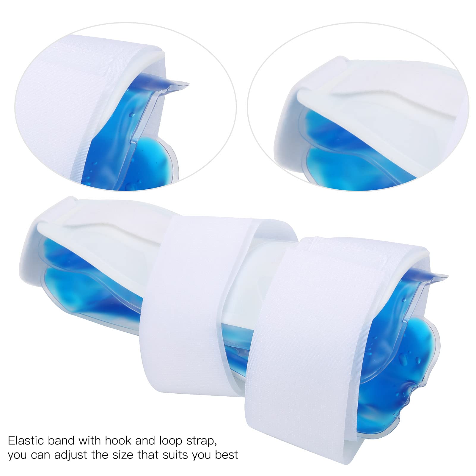 CUTULAMO Sprain Ankle Support, Fixed Ligament Cold and Hot Compress Adjustable Ankle Splint for Sports Arena for Ligament Strain for Ankle Injury(white)