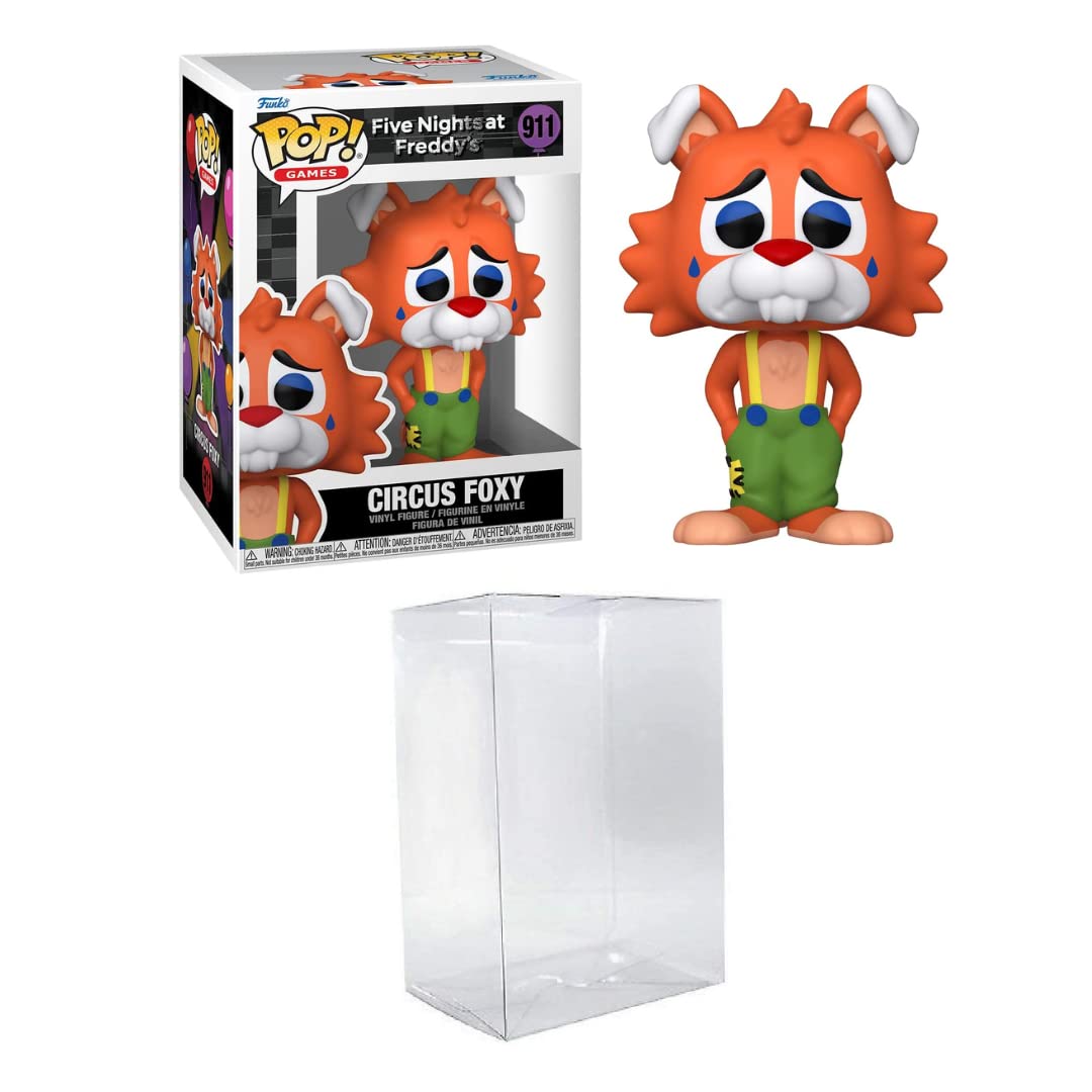 Funko POP! Games: Five Nights at Freddy's - Circus Foxy Bundled with a Byron's Attic Pop Protector